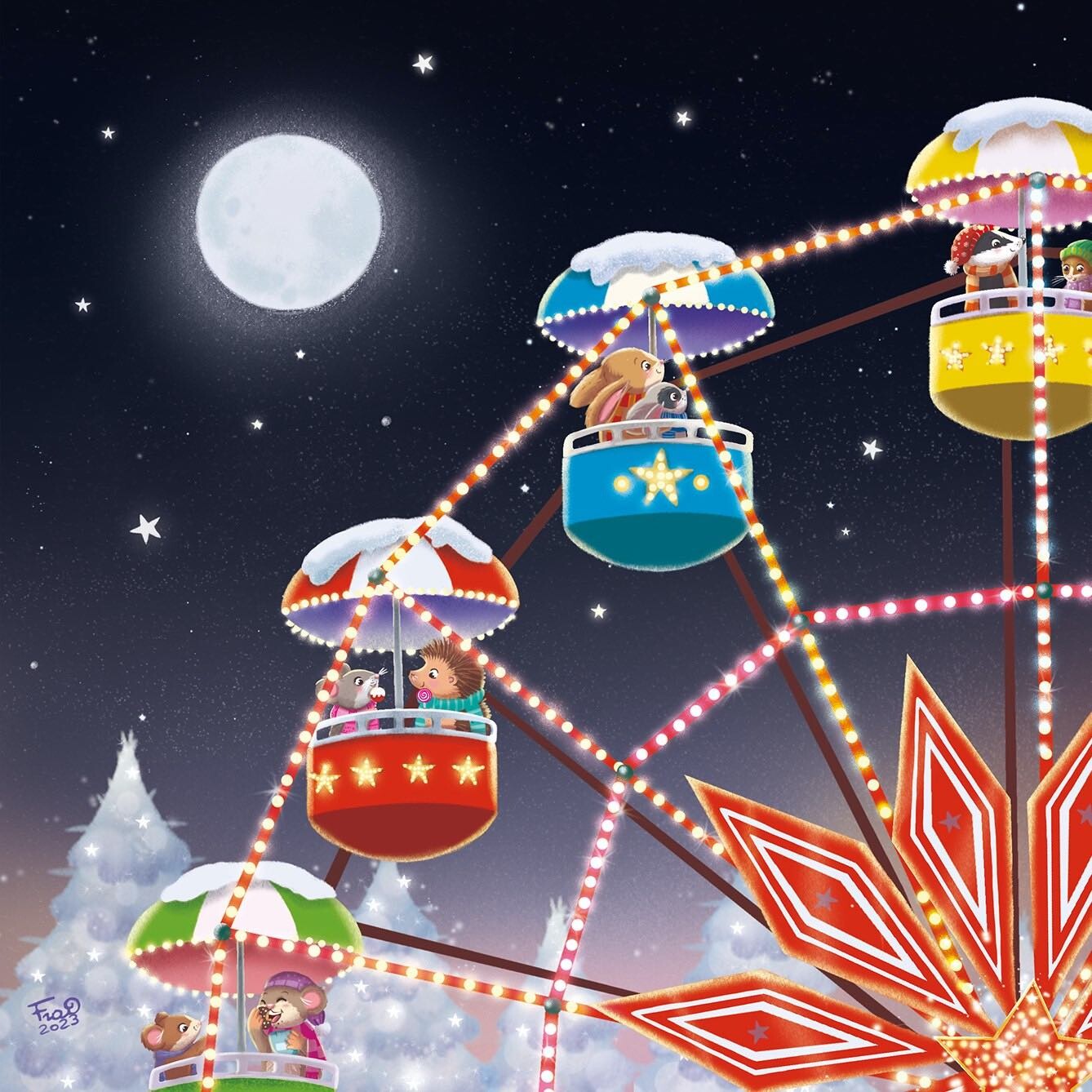 ArtStation - Christmas Wheel