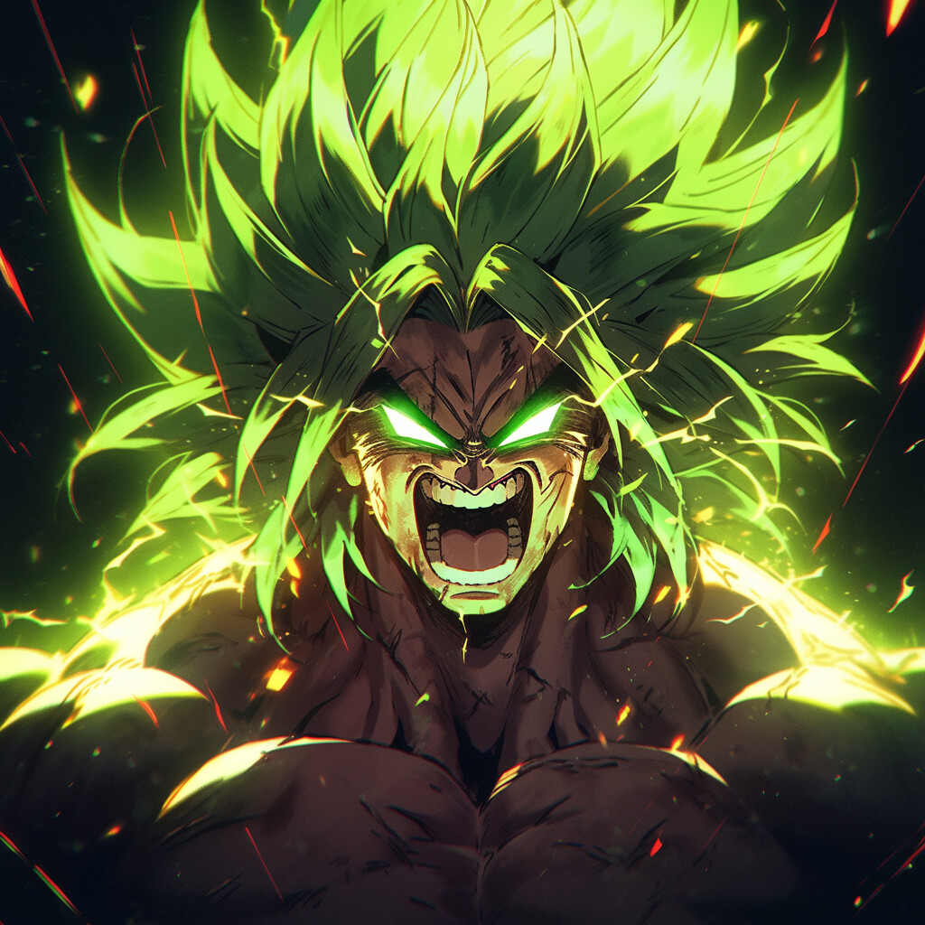 ArtStation - Legendary Saiyan Broly - Dragon Ball Fan Art