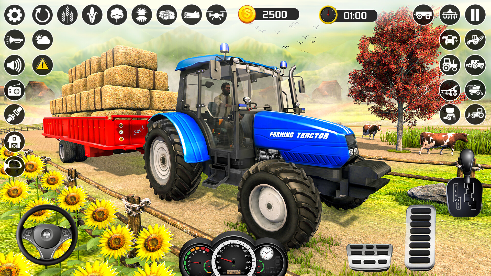 ArtStation - Tractor Farming Simulator Game Post Production Screenshots