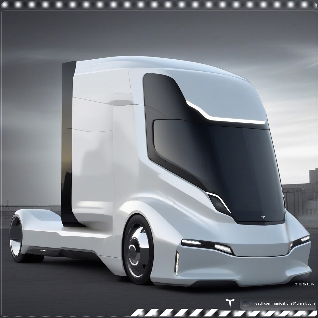 ArtStation - Tesla Semi Truck concept