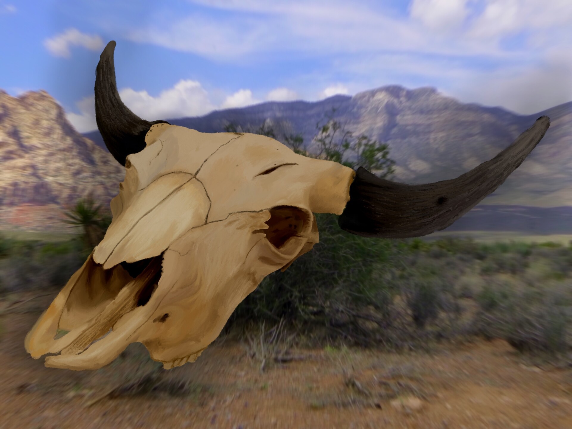 ArtStation - Ox Skull