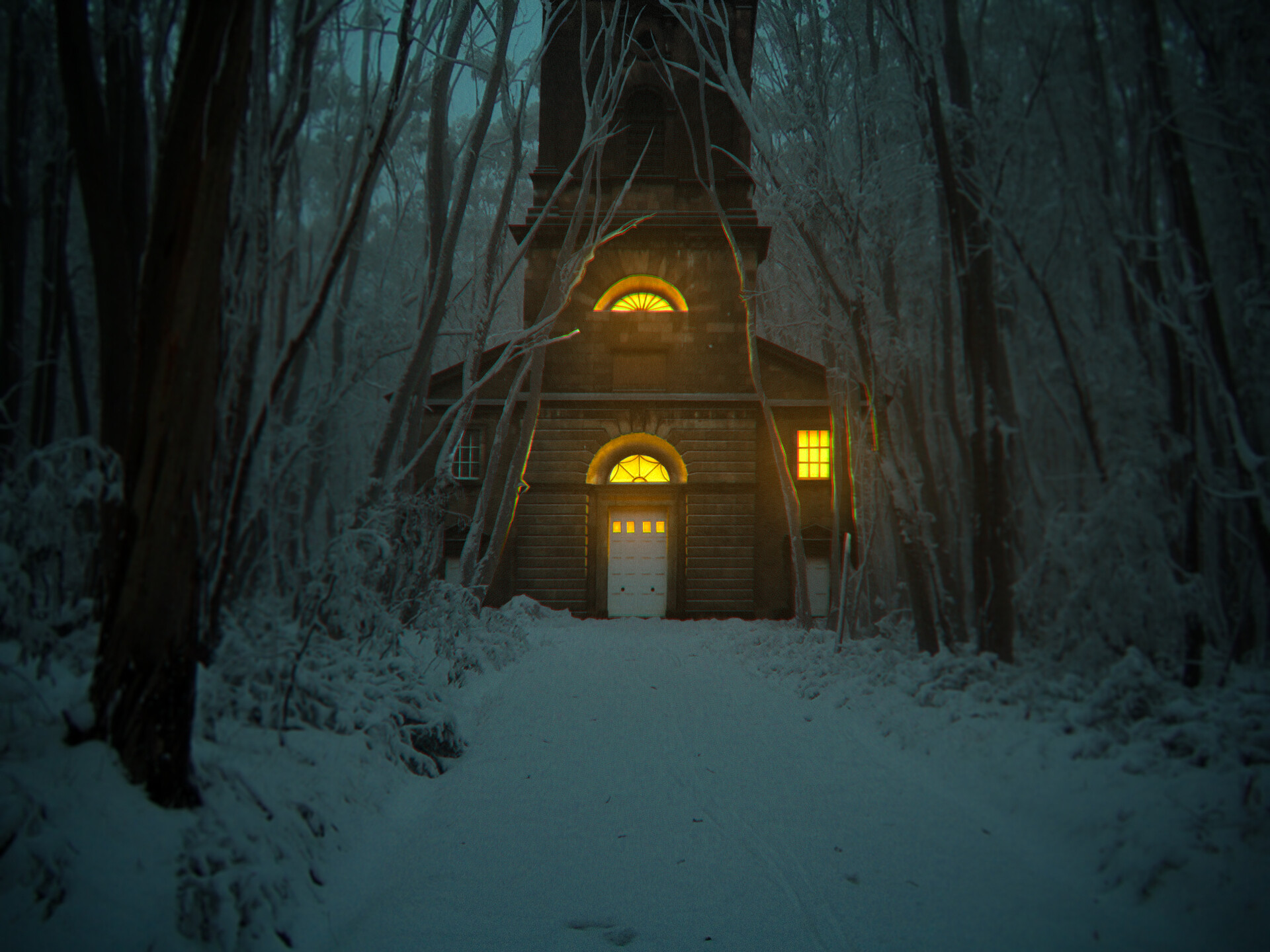 ArtStation - Snow church