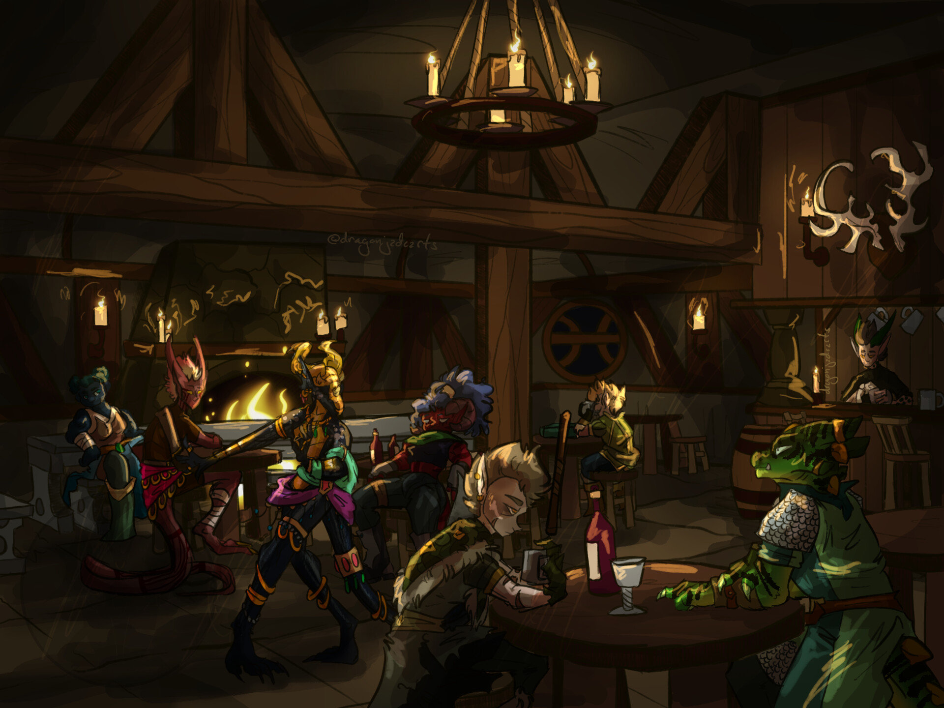 ArtStation - Tavern Scene