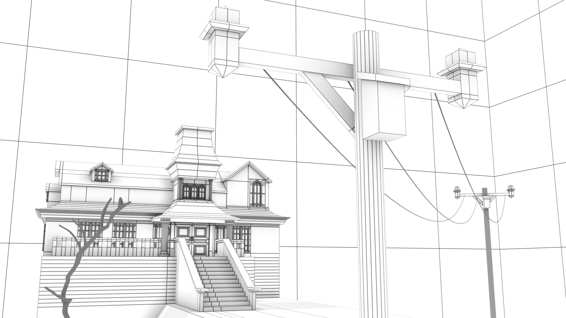 ArtStation - Marsten House WIP