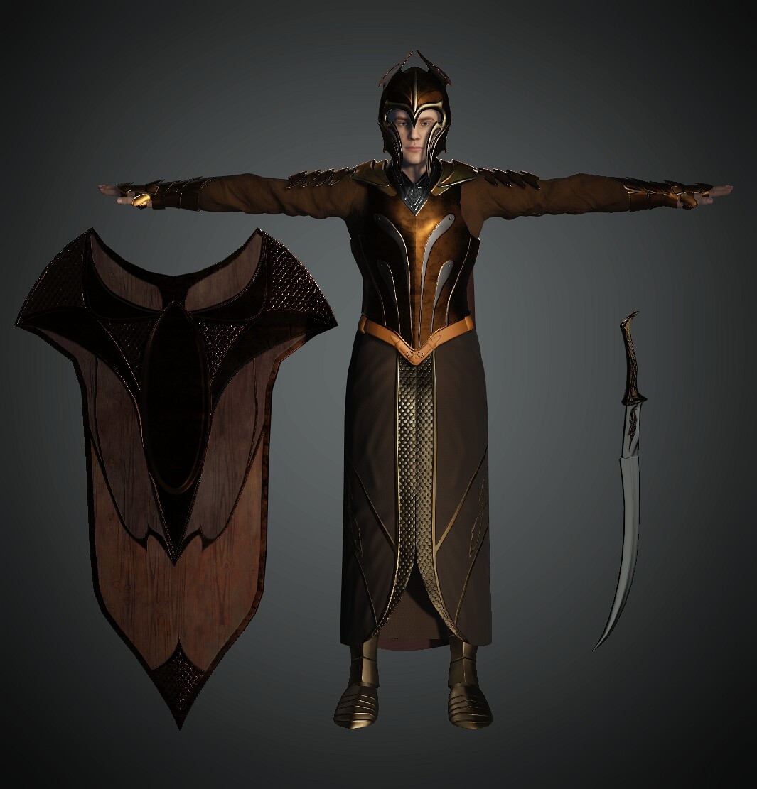 ArtStation - Elf soldier