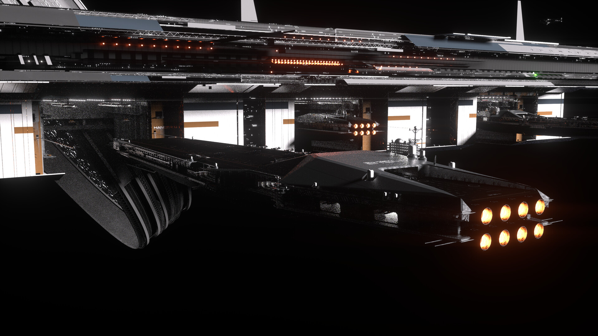 ArtStation - Orbital Naval Yard