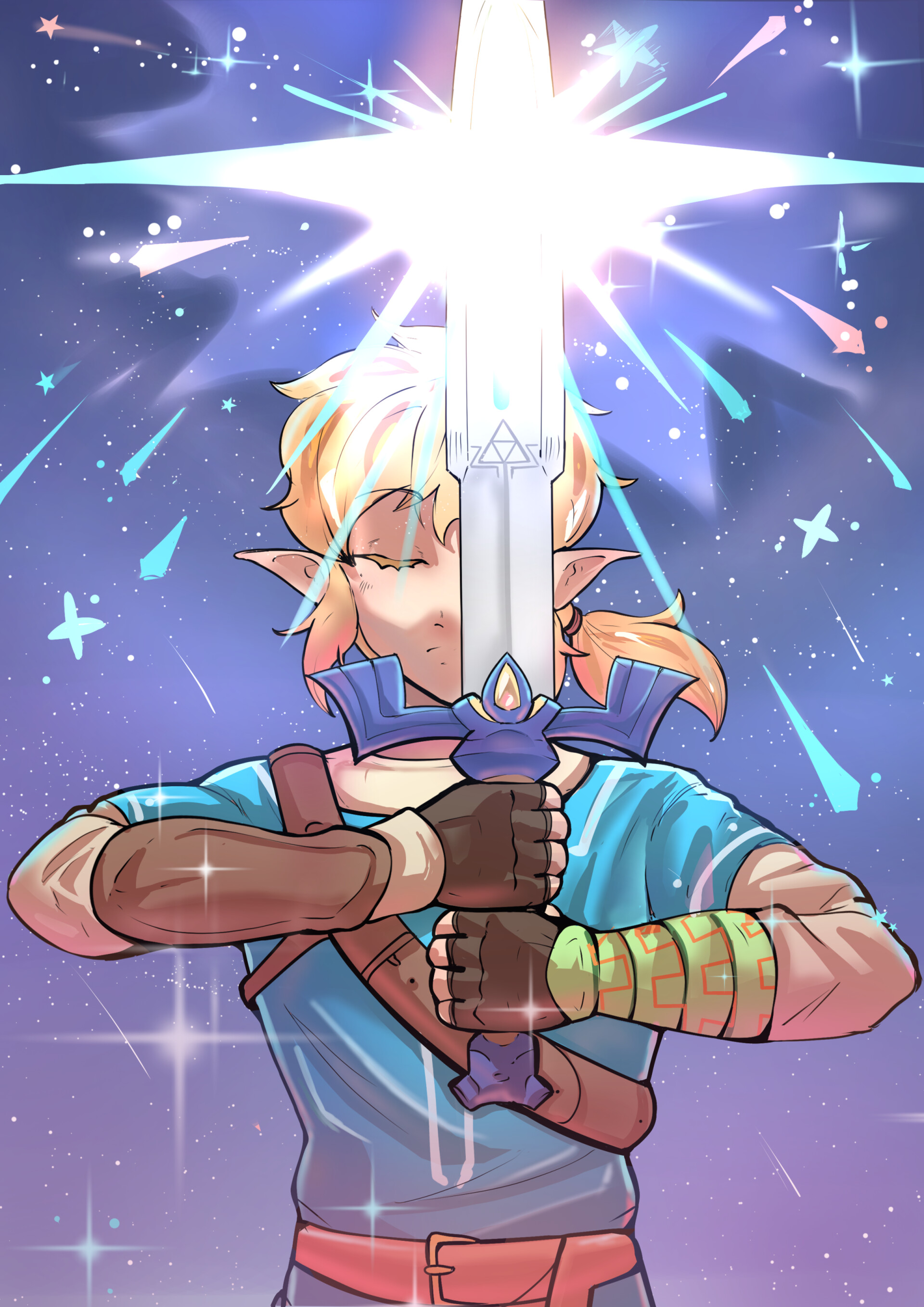 ArtStation - Link Fan Art BoTW