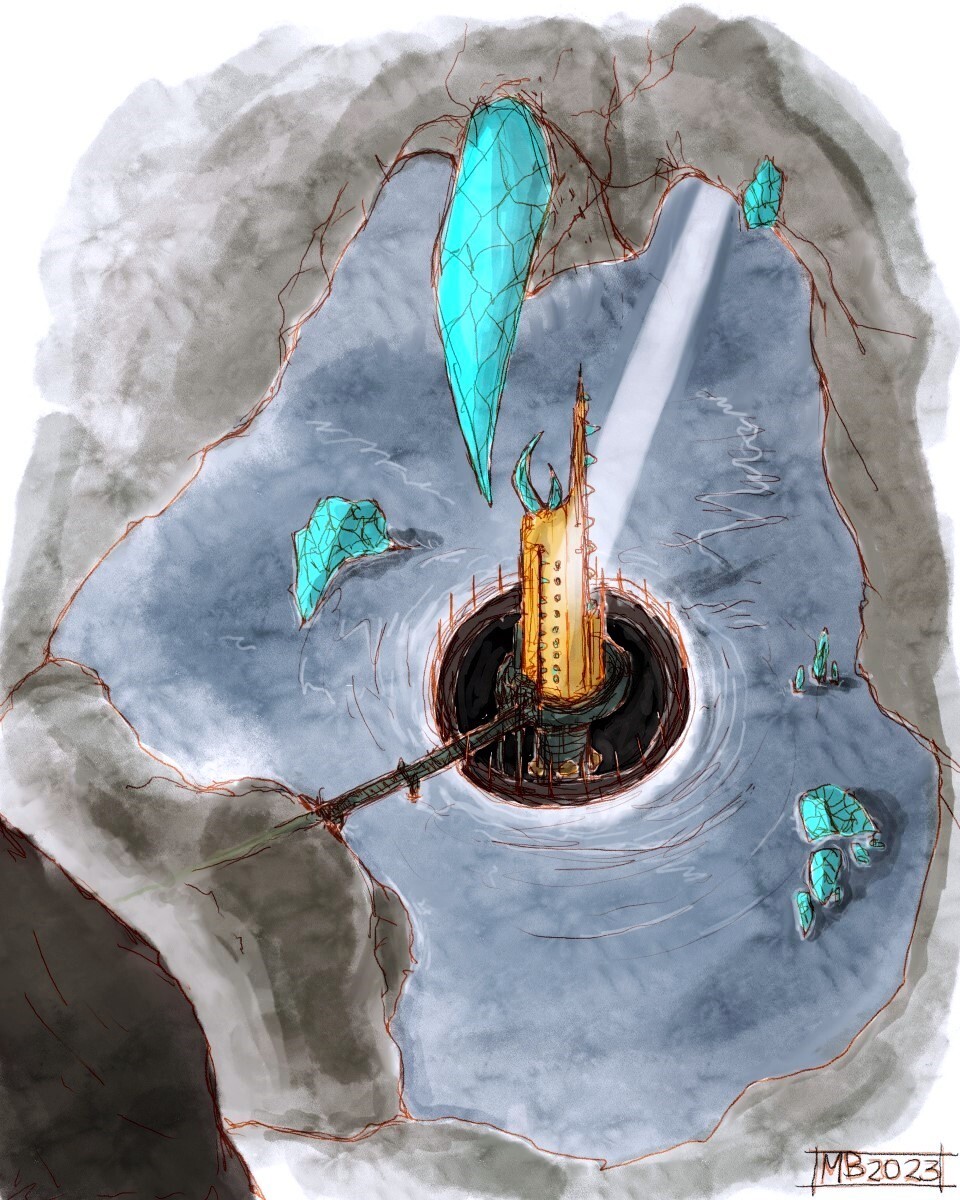 ArtStation - Cracked Crystal Cavern