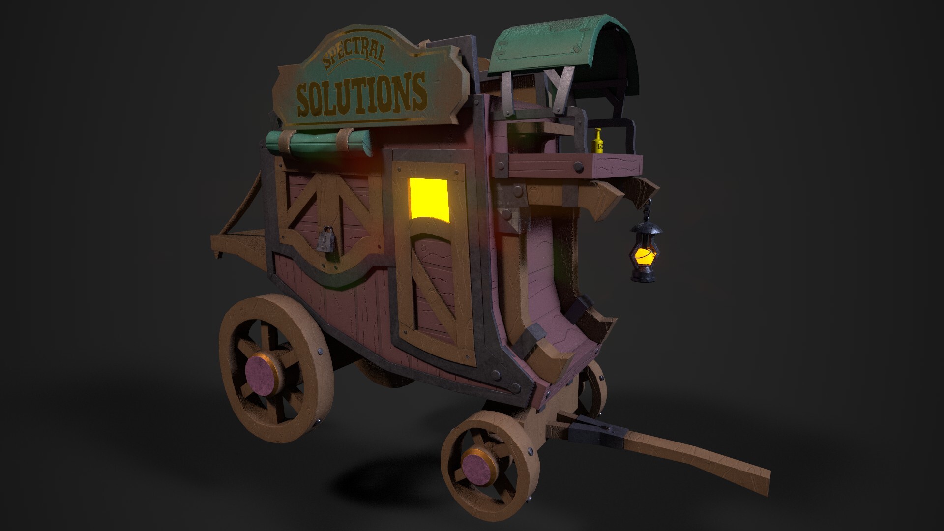 ArtStation - Stylized Wagon
