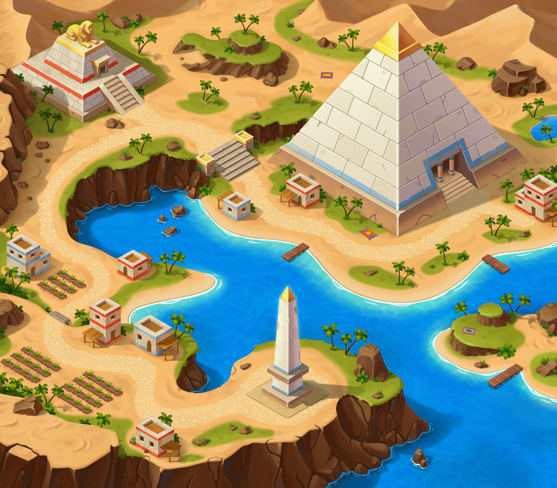 ArtStation - Ancient Egypt map