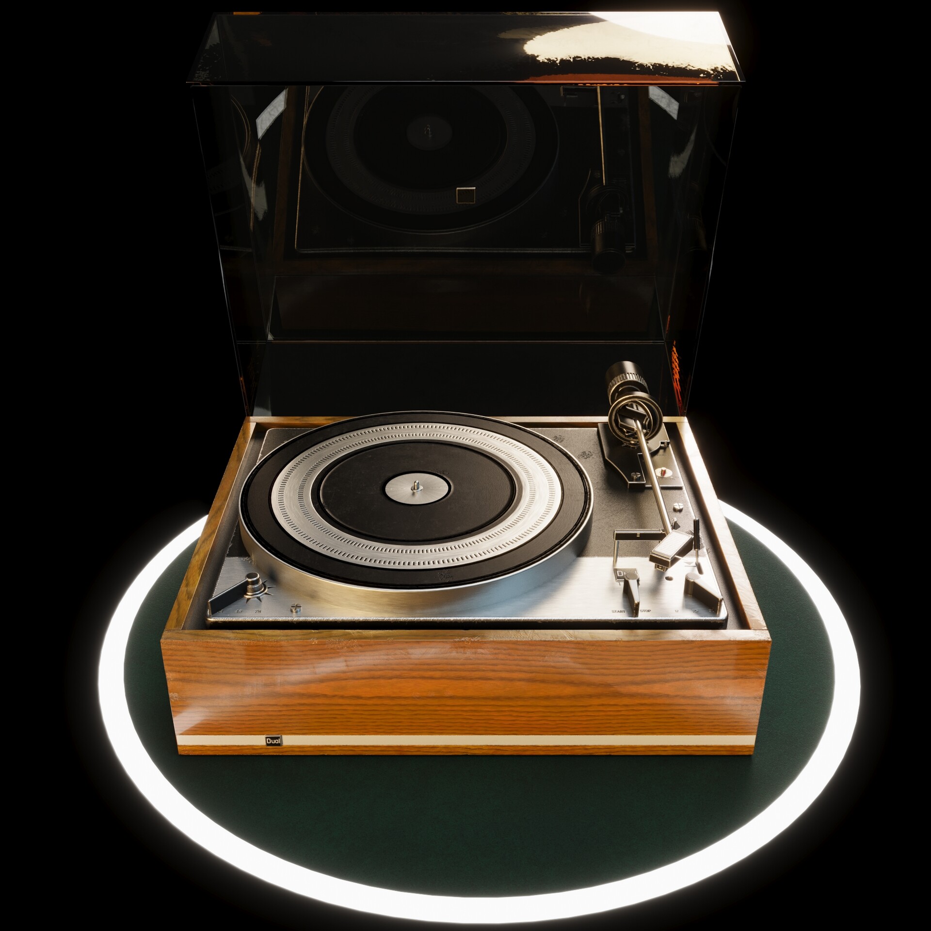 ArtStation - Dual 1219 Vintage vinyl player