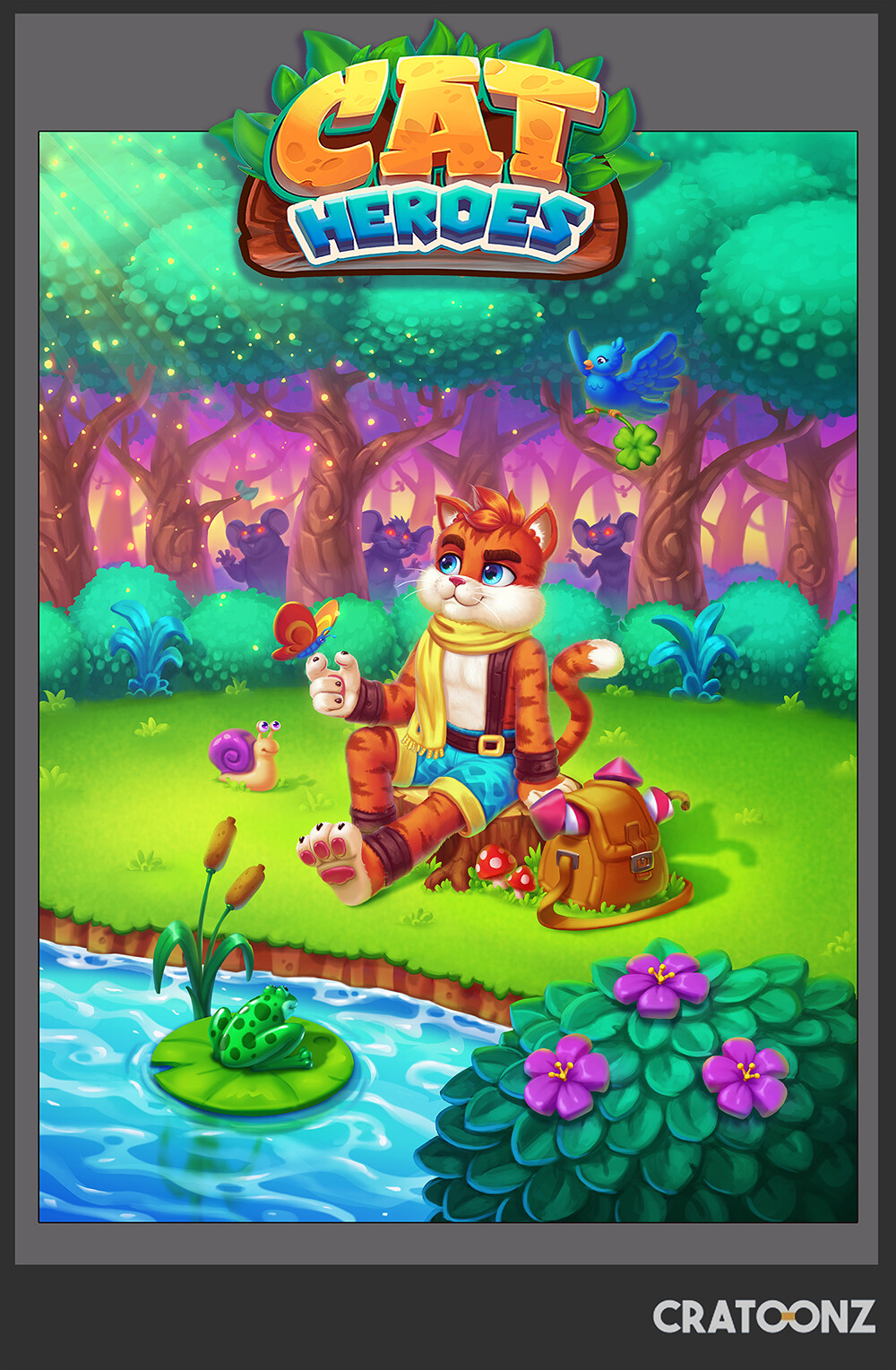 ArtStation - CAT HEROES - ILLUSTRATIONS