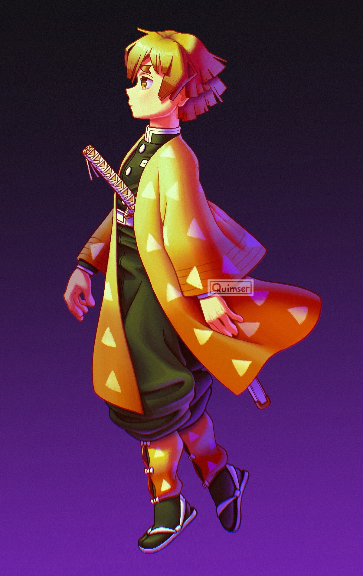 ArtStation - Colorful Zenitsu