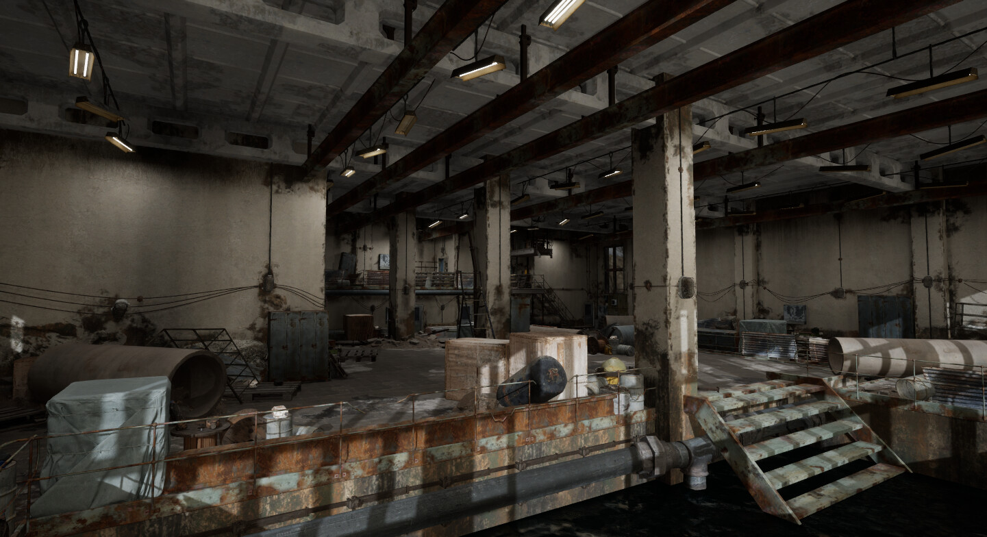 ArtStation - Abandoned factory