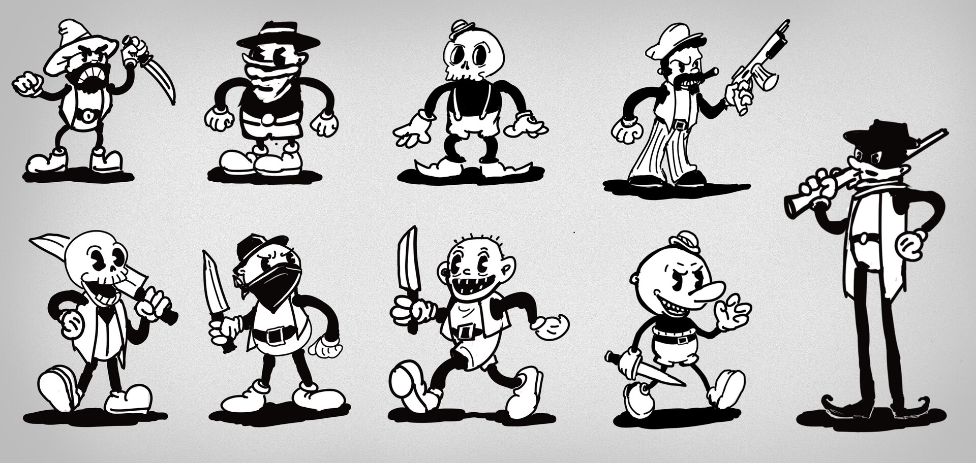 Carolin Aust - Animations: Rubber Hose Style