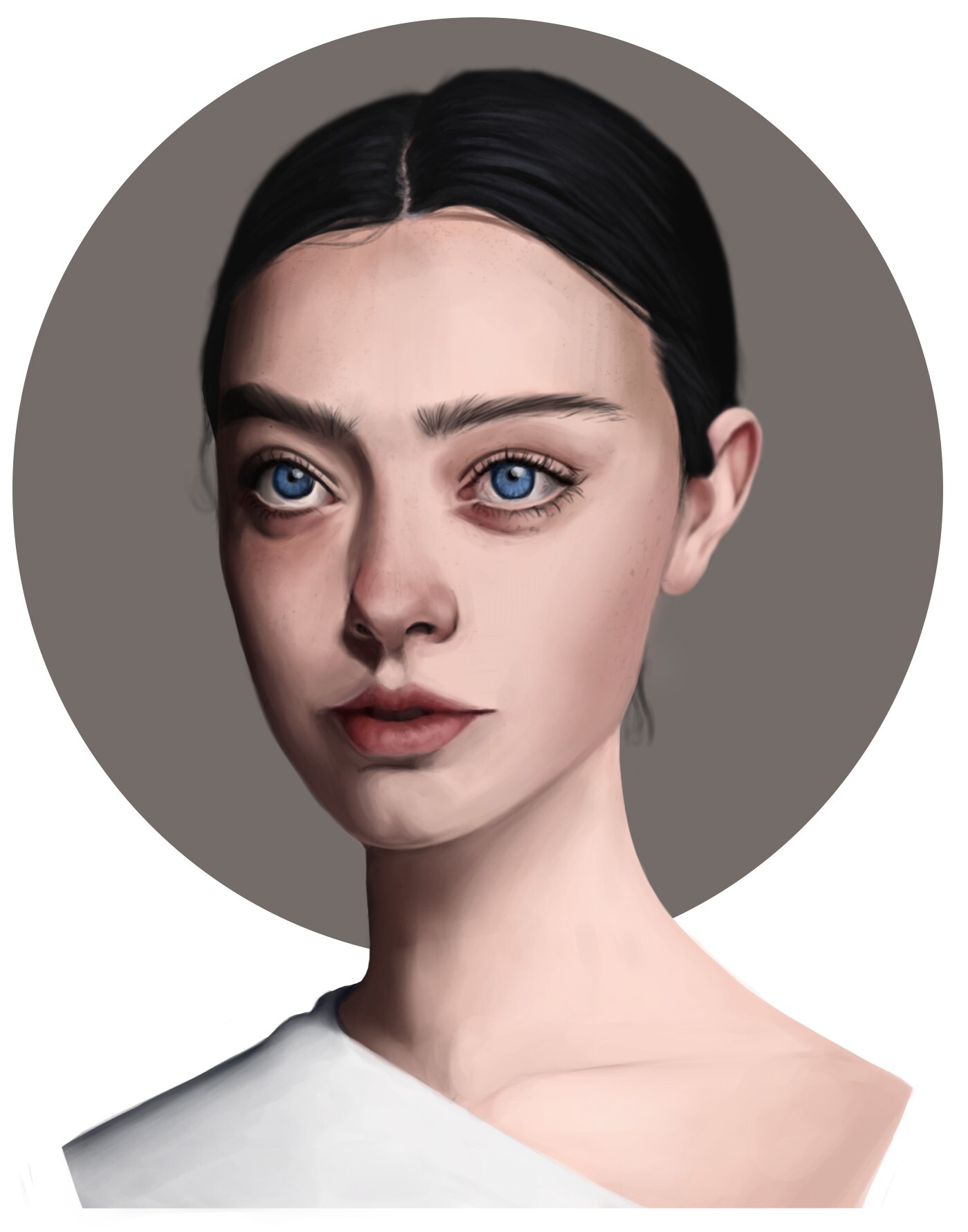 ArtStation - Portrait for practising rendering humans