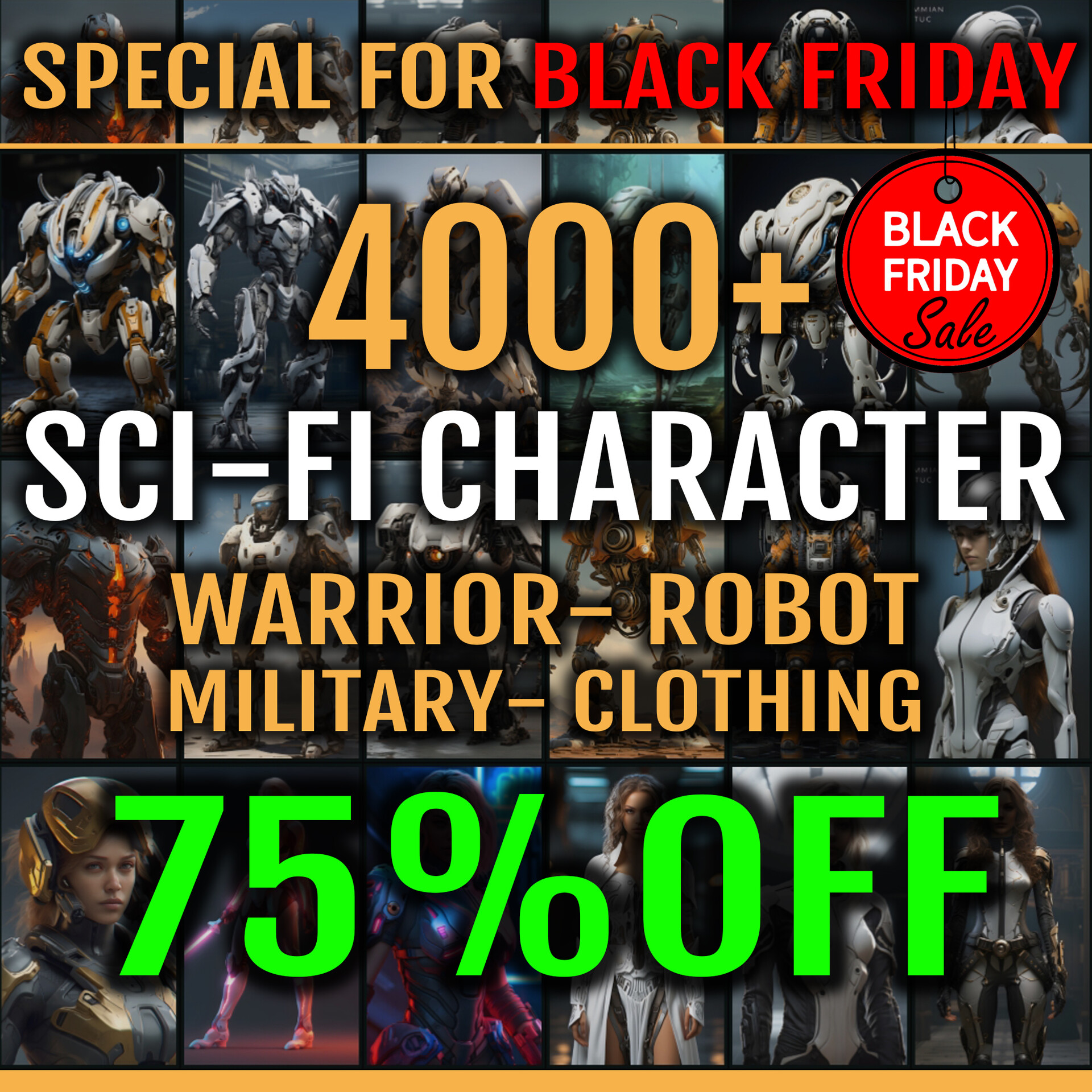 ArtStation - 4000+ Sci-Fi Character MEGA Pack References