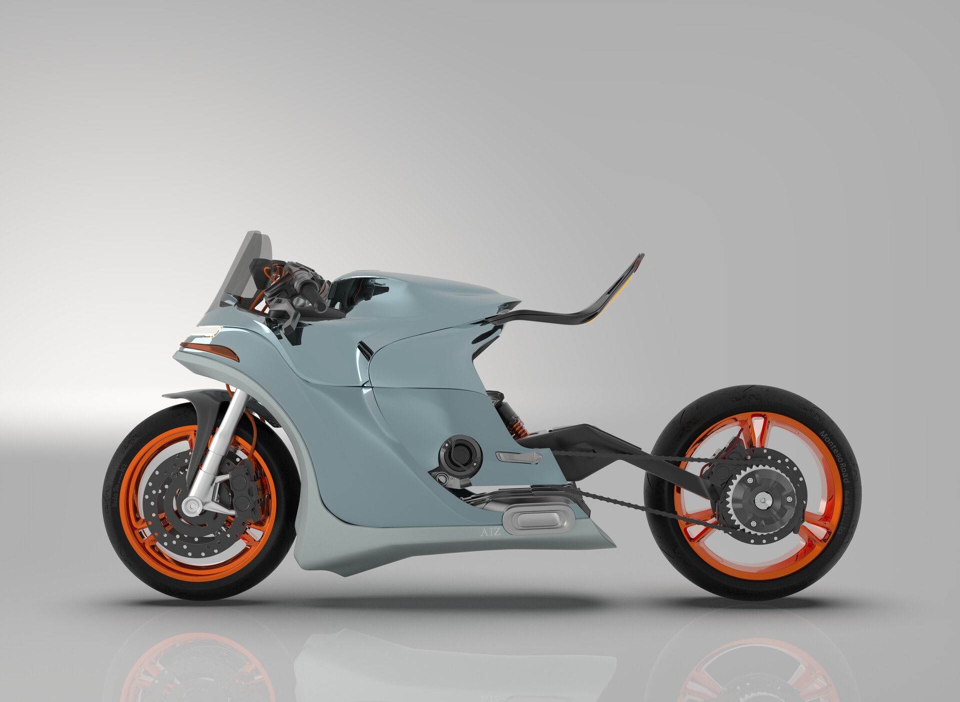 ArtStation - My personal Motorcycle project (Textured version #1)