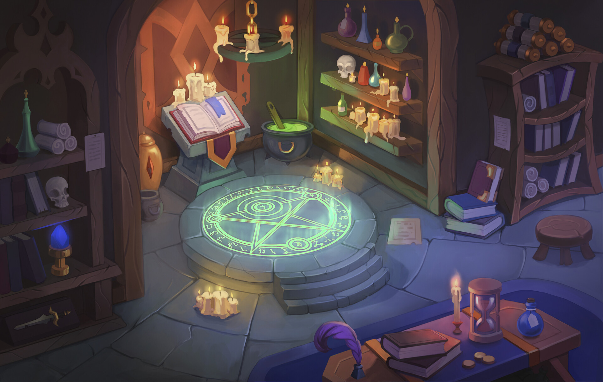 ArtStation - Necromancer's Office