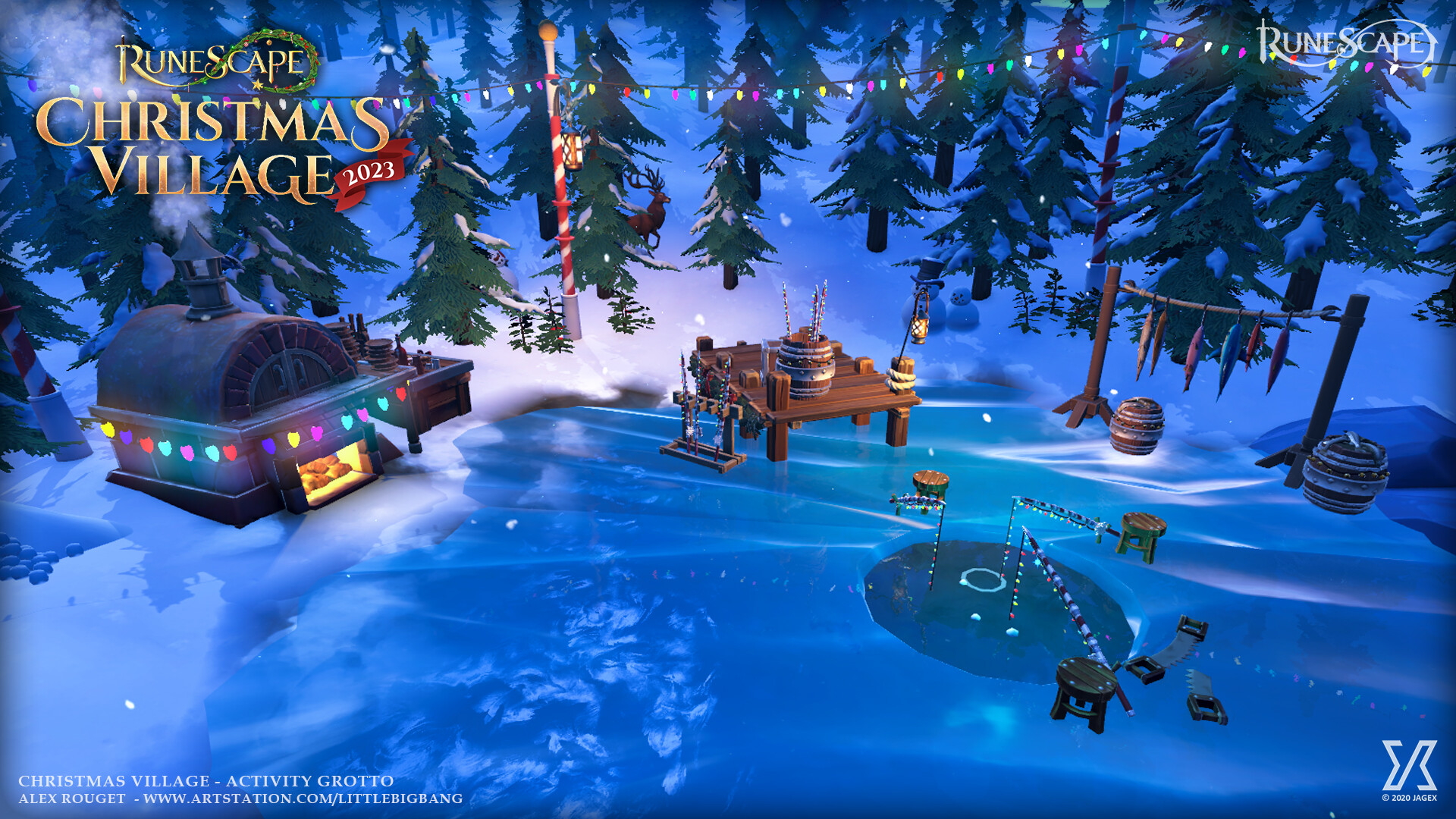 Alex Rouget - Runescape - Christmas Village 2023
