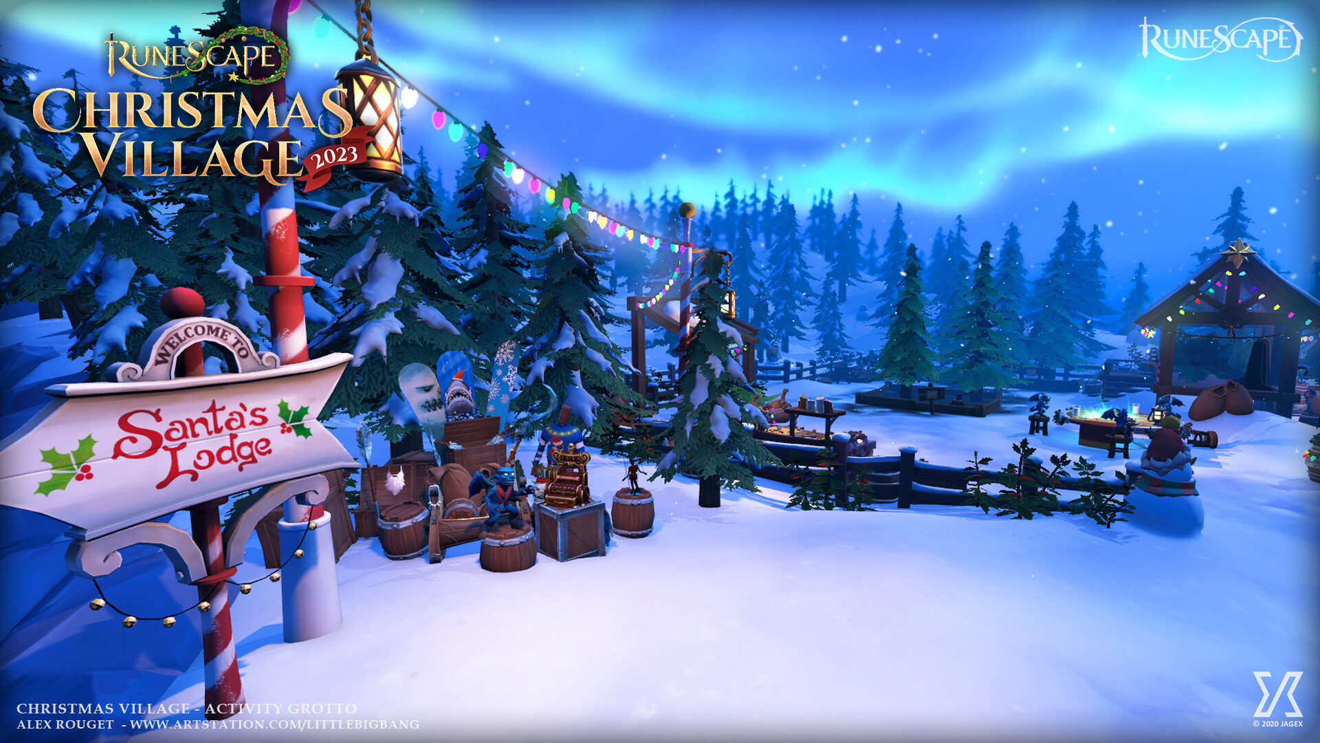 Alex Rouget - Runescape - Christmas Village 2023