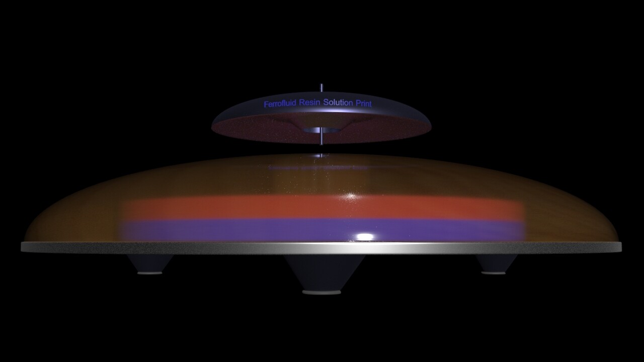 ArtStation - Ferrofluid Resin Solution - 3D Print Super Para Magnetic ...