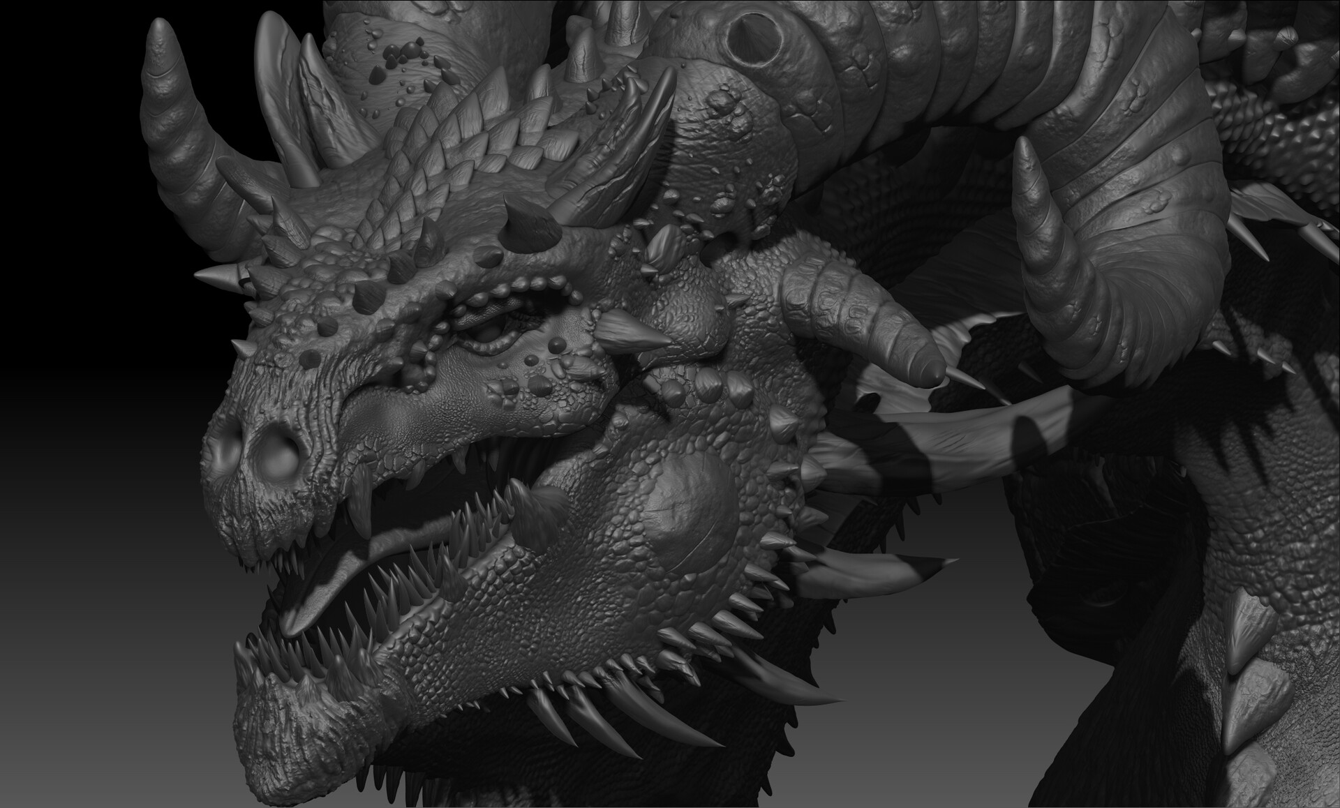 ArtStation - 3D Dragon Model