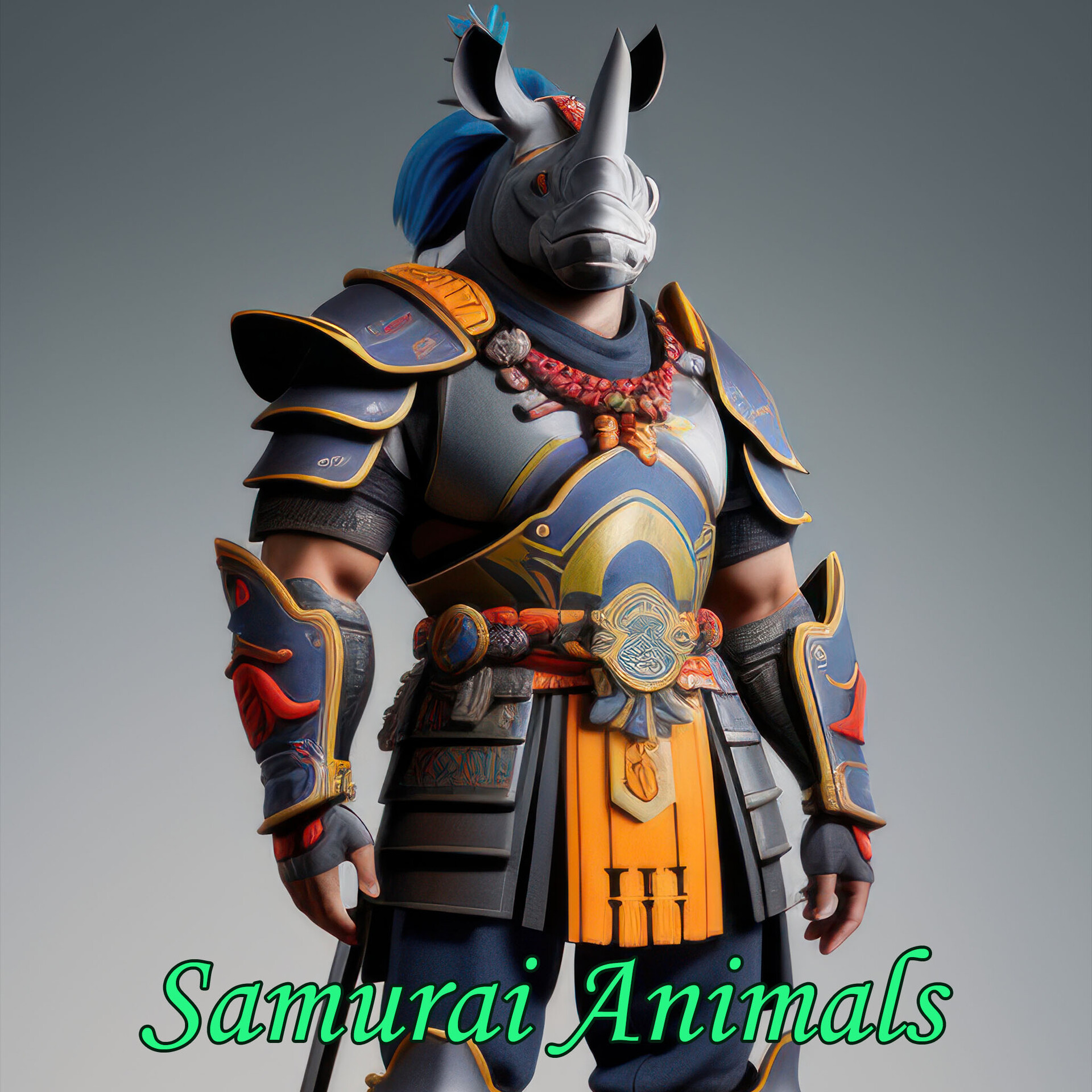 ArtStation - +190 Samurai Animals Reference Pack _ 4k _ V10