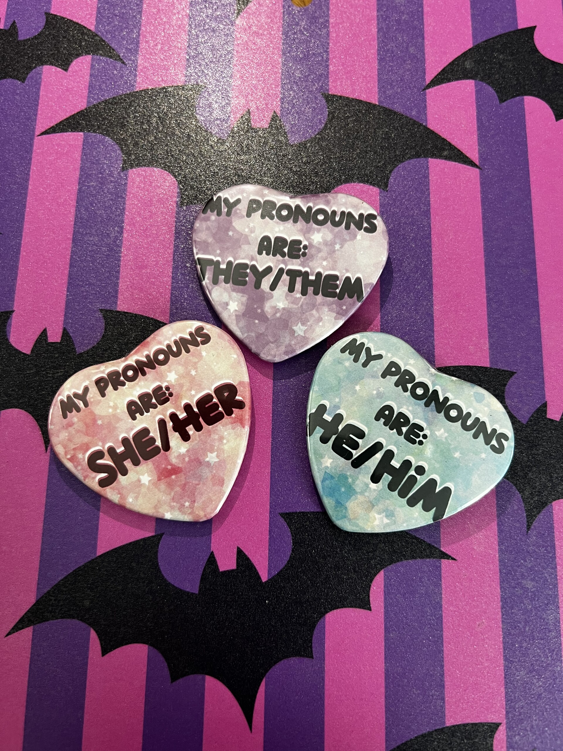 ArtStation - Pronoun Buttons