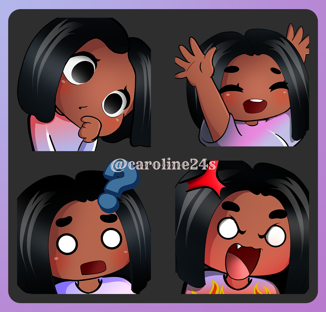 ArtStation - Cute Chibi emotes
