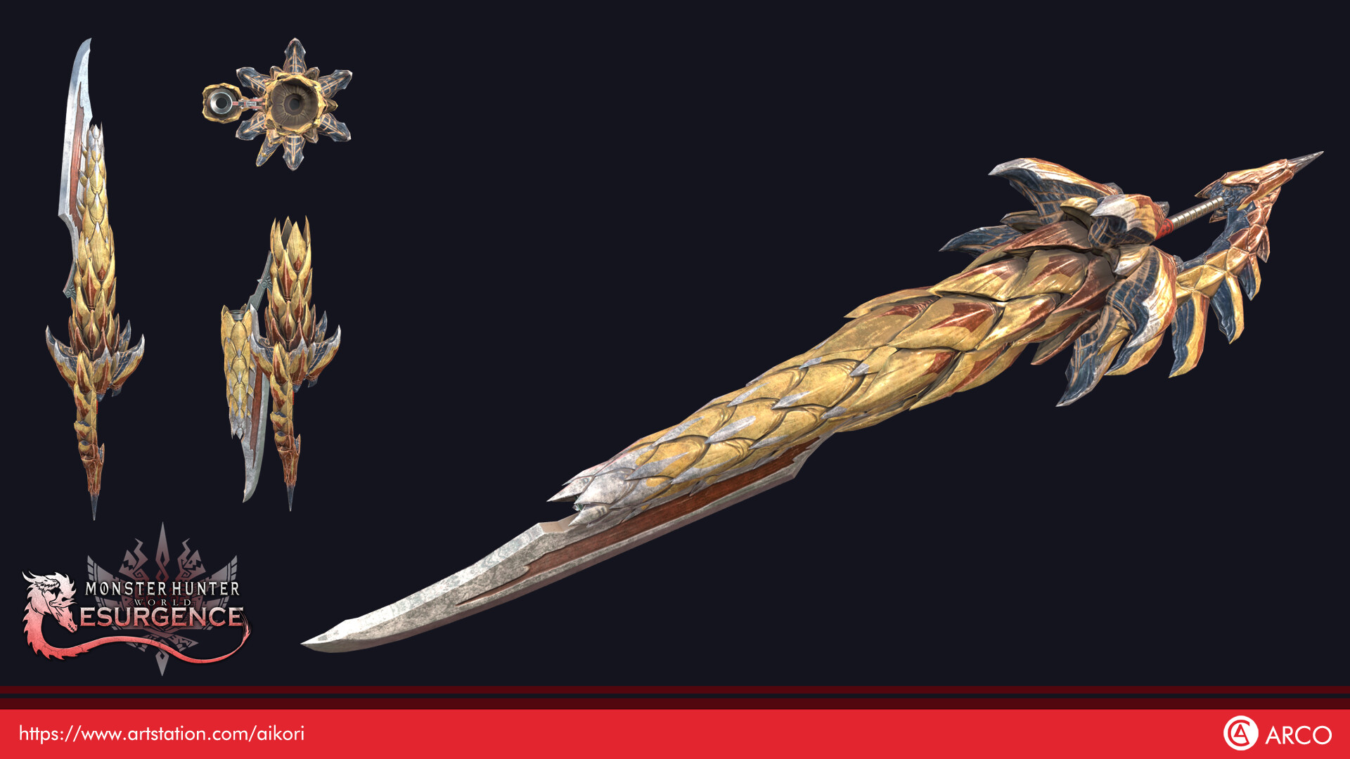ARCO - Monster Hunter - Resurgence Fan Art Project: Seregios Weapons