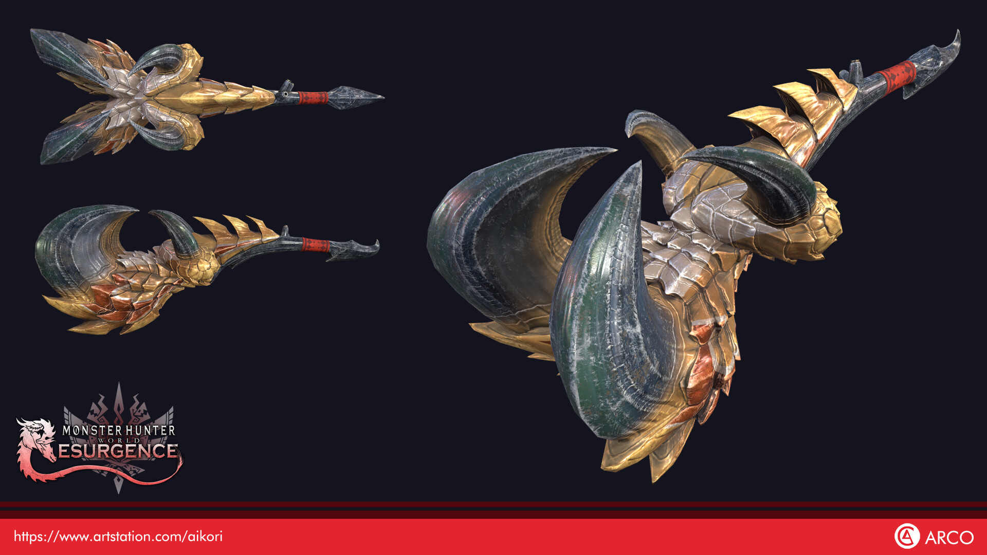 ARCO - Monster Hunter - Resurgence Fan Art Project: Seregios Weapons