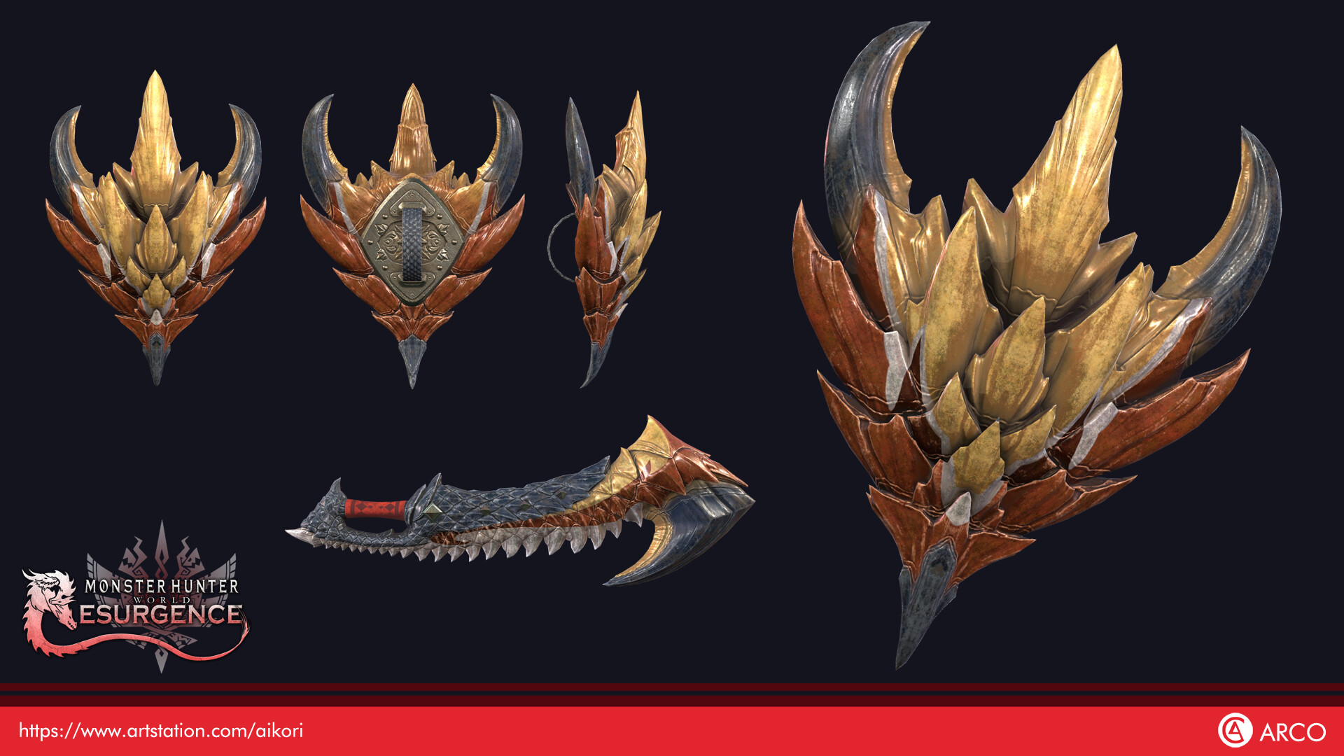 ARCO - Monster Hunter - Resurgence Fan Art Project: Seregios Weapons