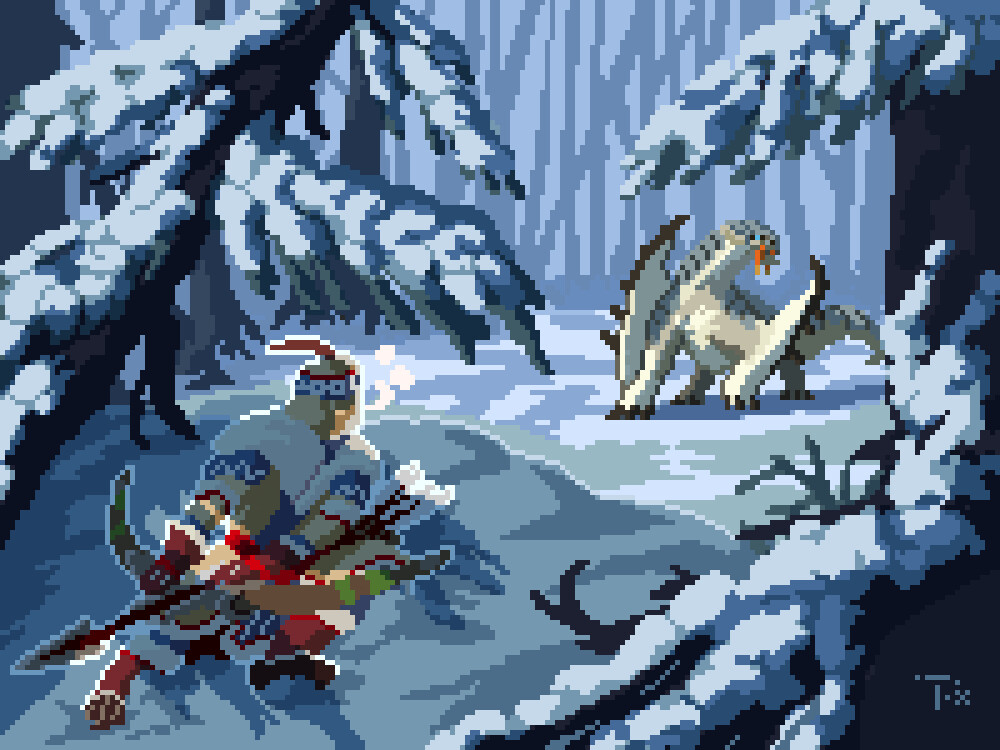 ArtStation - Winter hunt