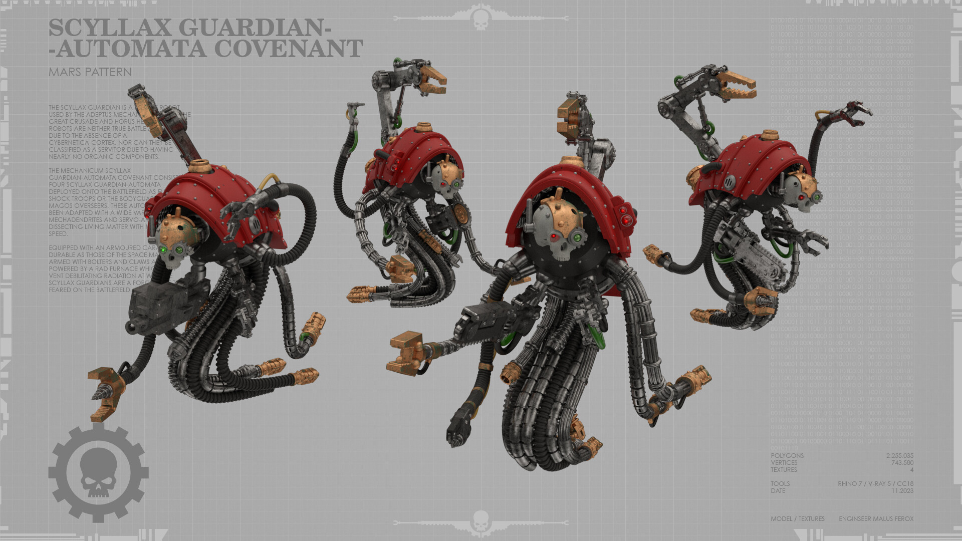 ArtStation - Scyllax Guardian-automata