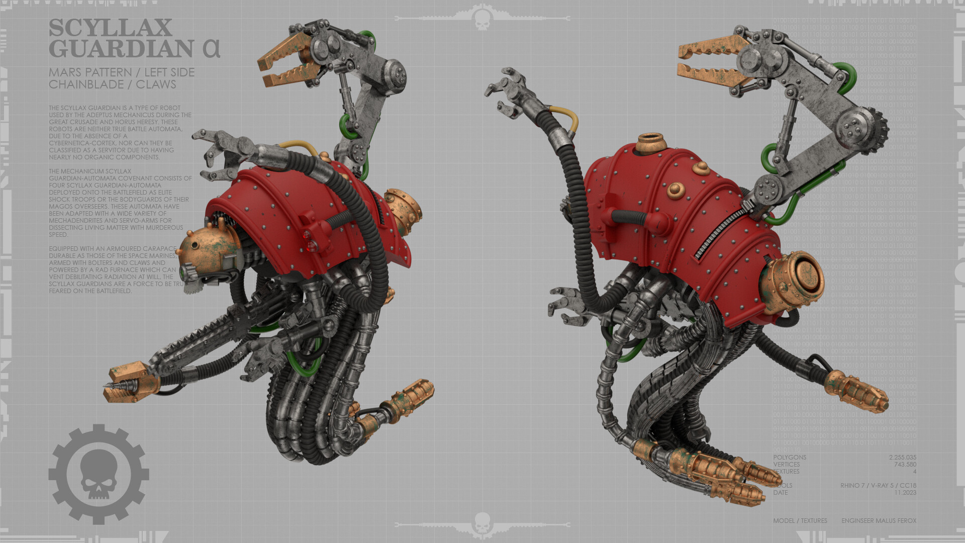 Malus Ferox - Scyllax Guardian-automata