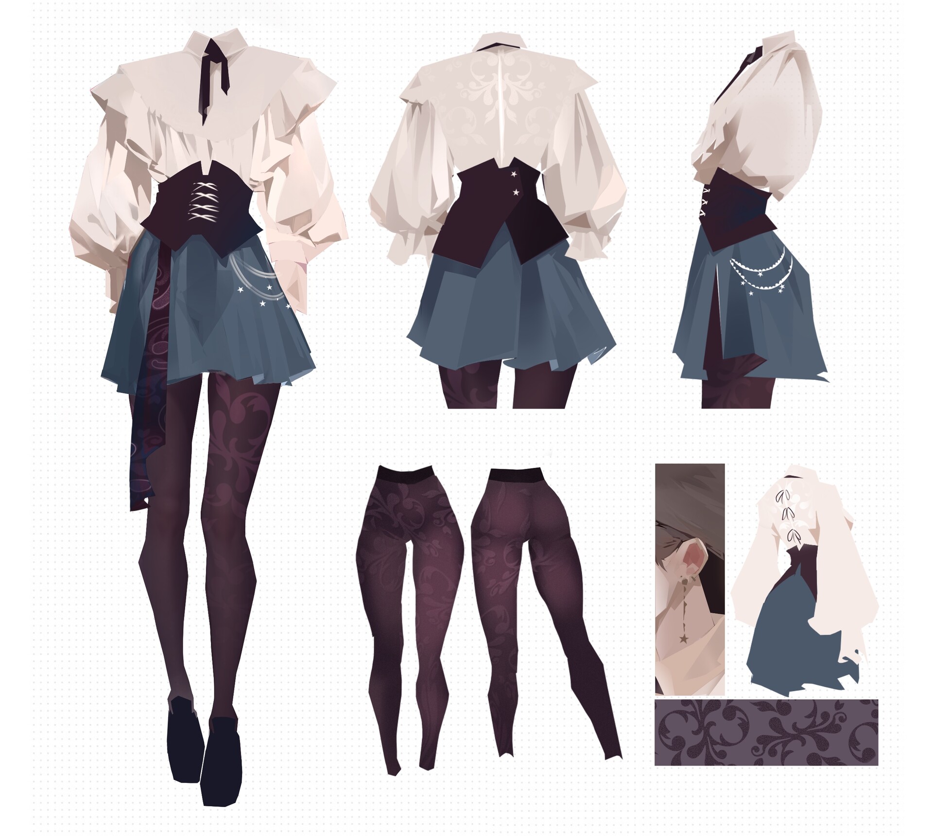 ArtStation - Outfit design commission