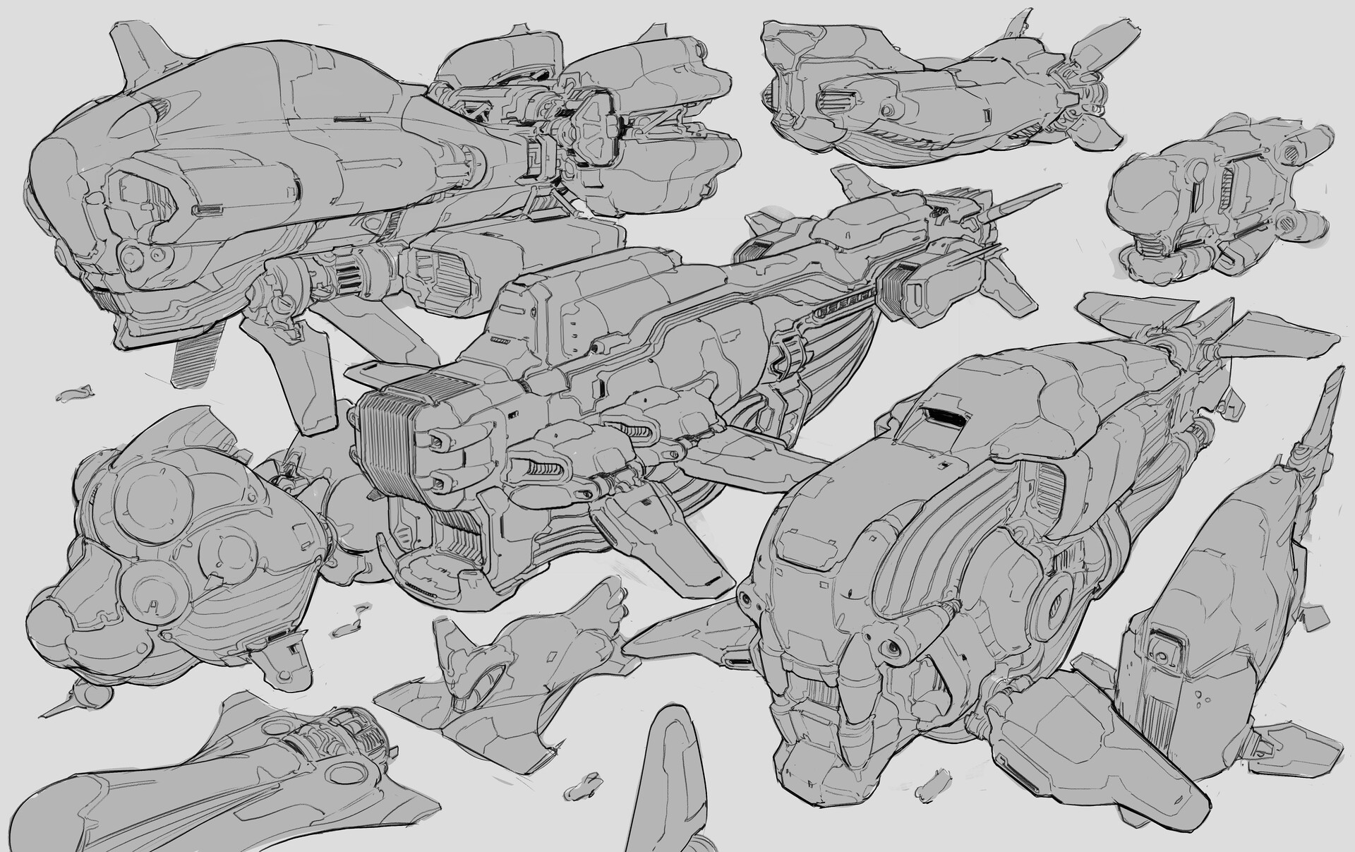 ArtStation - Fishy Ships