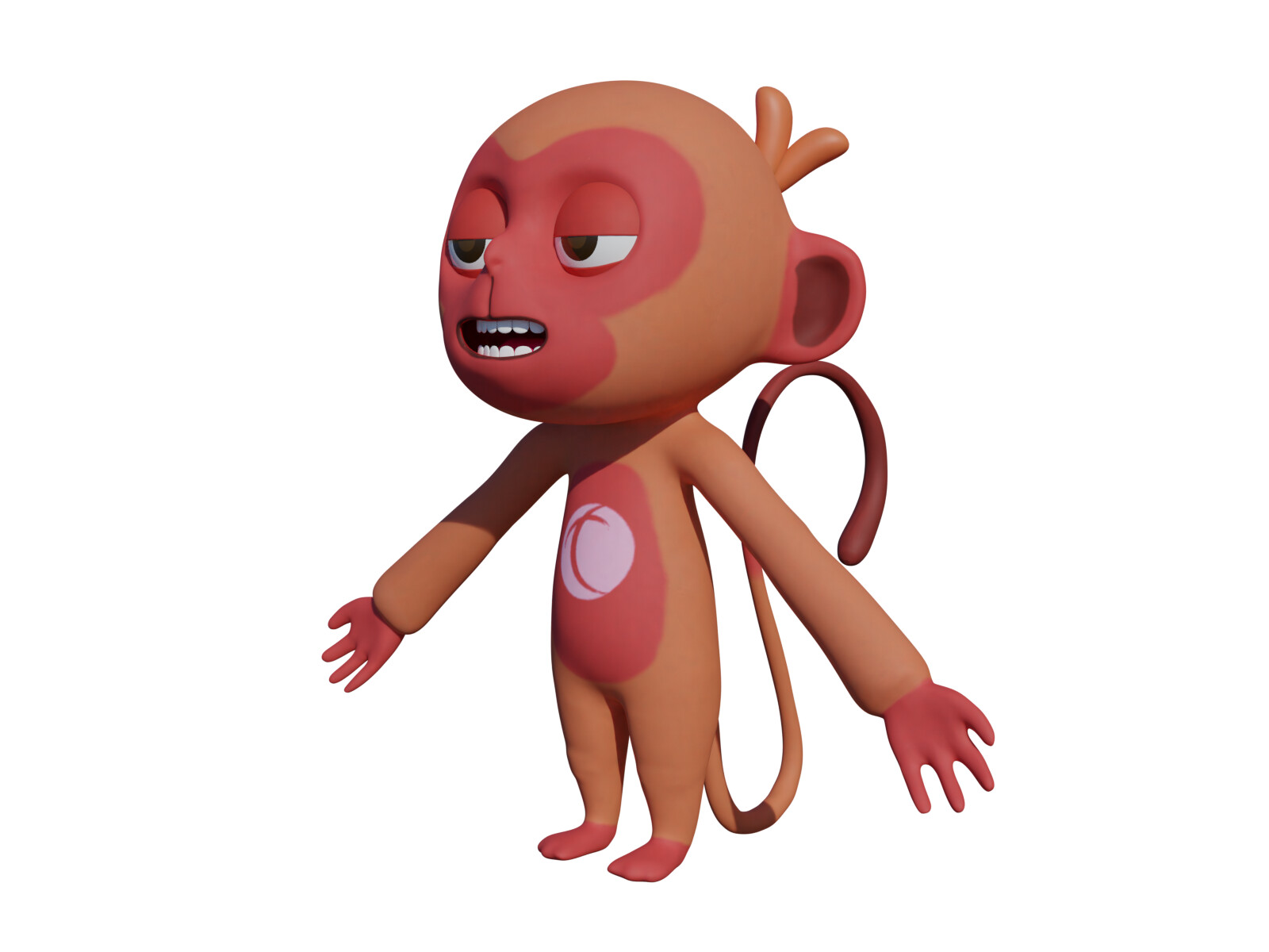 ArtStation - Cartoon Monkey