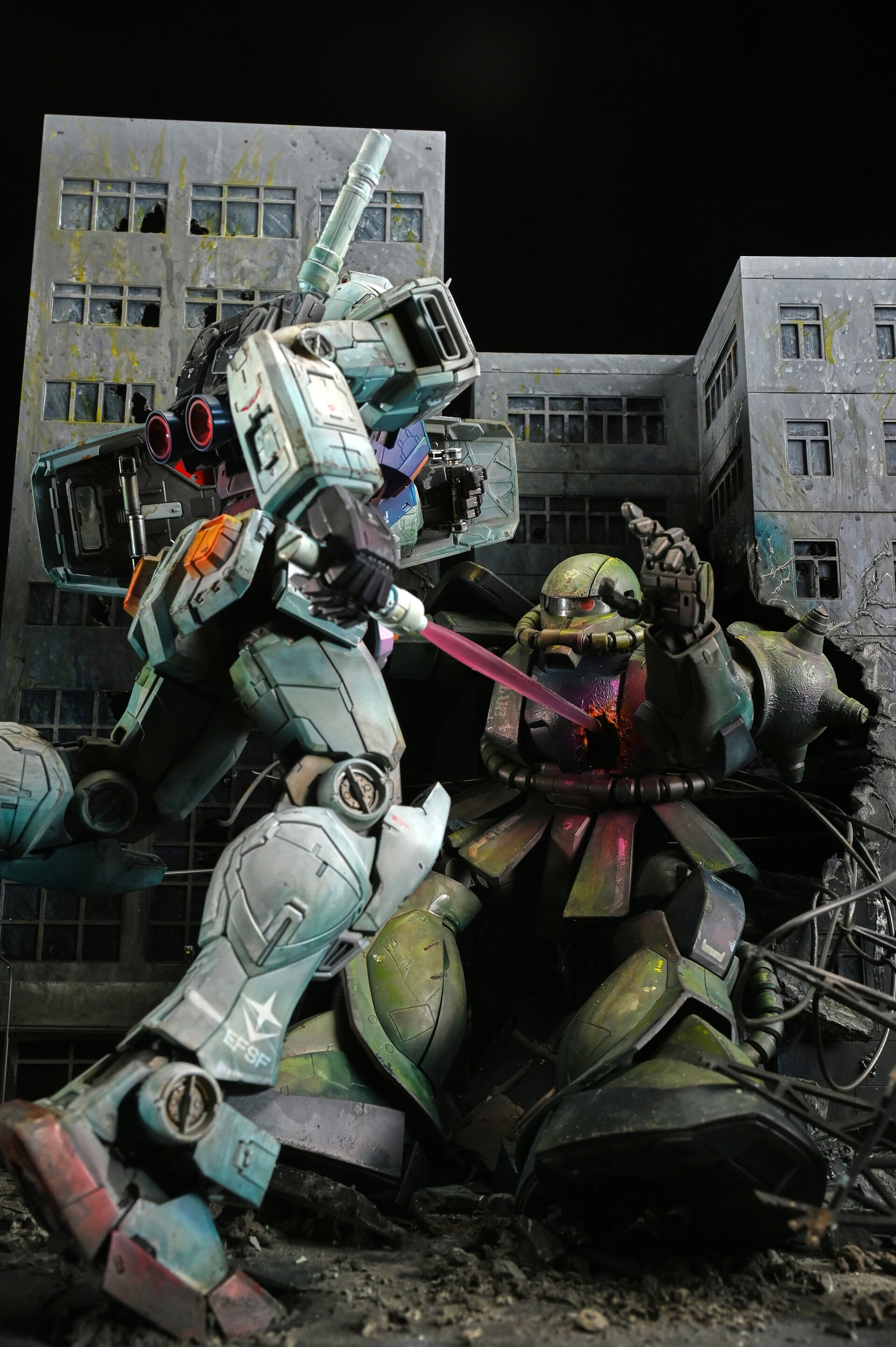 Krabs M.Art x 蟹佬模研漆藝所 - Gundam vs Zaku Decisive Battle PG 1/60 by 塗裝製作 蟹佬