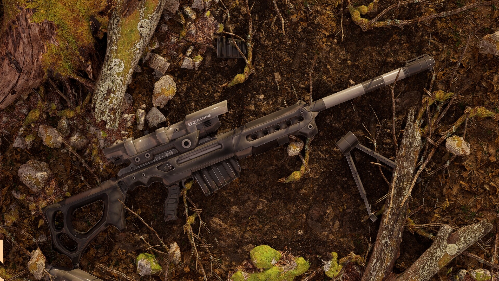 ArtStation - Optimize gun with enviroment