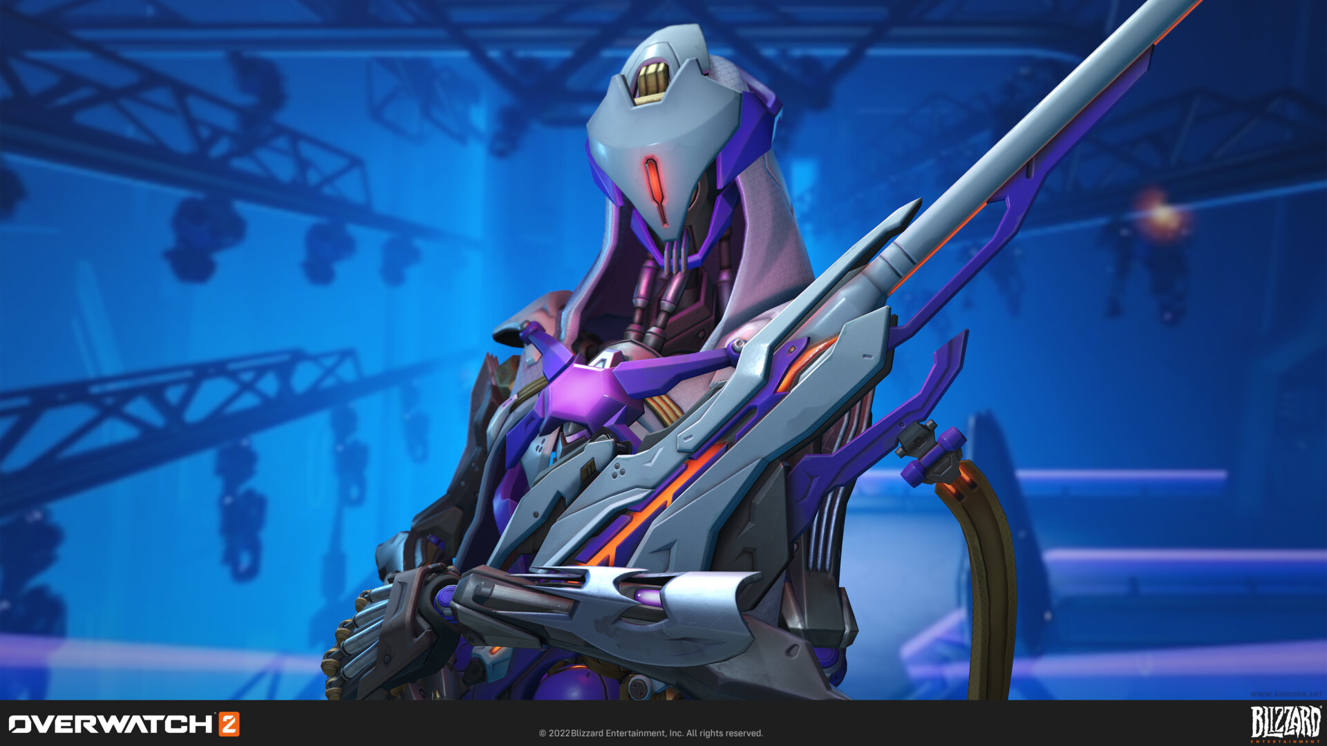 Nino Zorc (Nion) - Overwatch 2 - A-7000 Wargod Ana - Mythic Skin