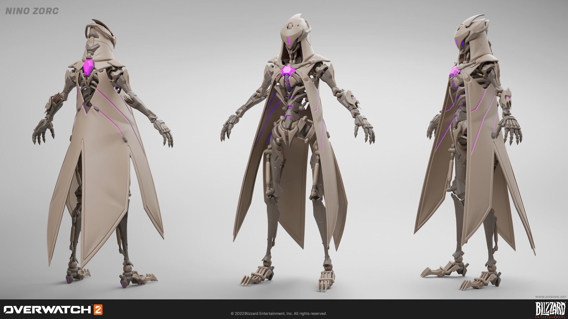 Nino Zorc (Nion) - Overwatch 2 - A-7000 Wargod Ana - Mythic Skin