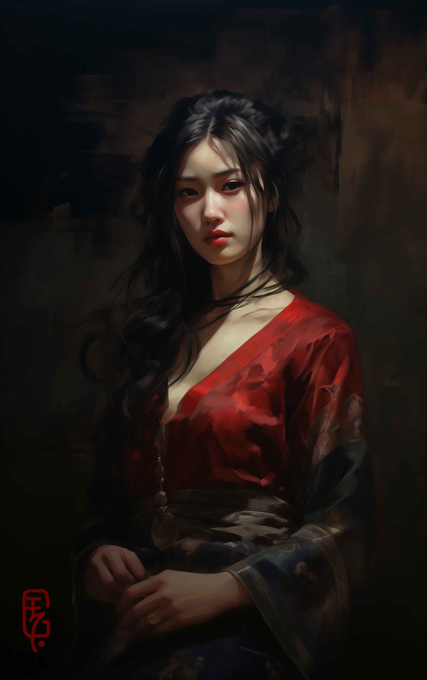 ArtStation - The Red Girl - Youth I - 青年 1