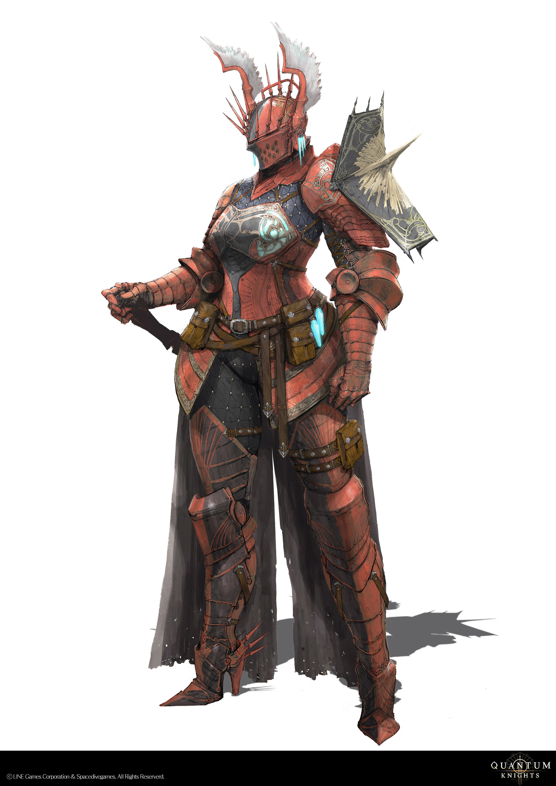 ArtStation - Character concept art Illustration _Quantum Knight