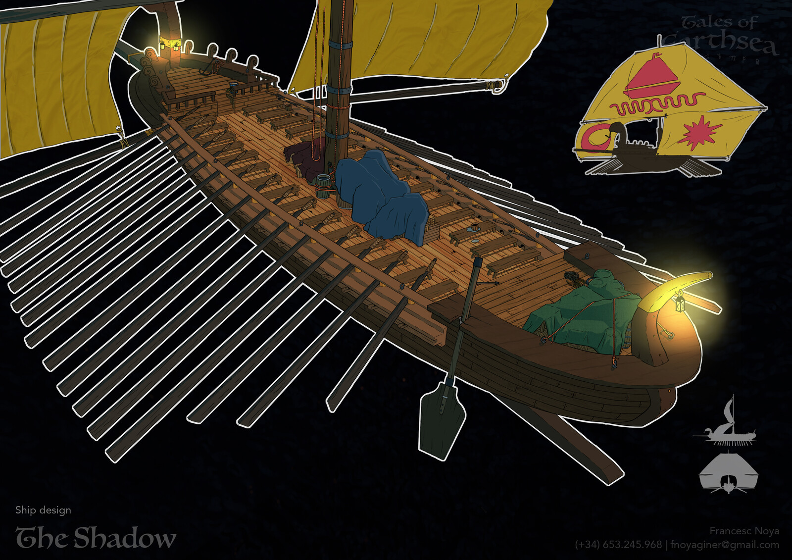 Francesc Noya - The shadow sailing to Roke
