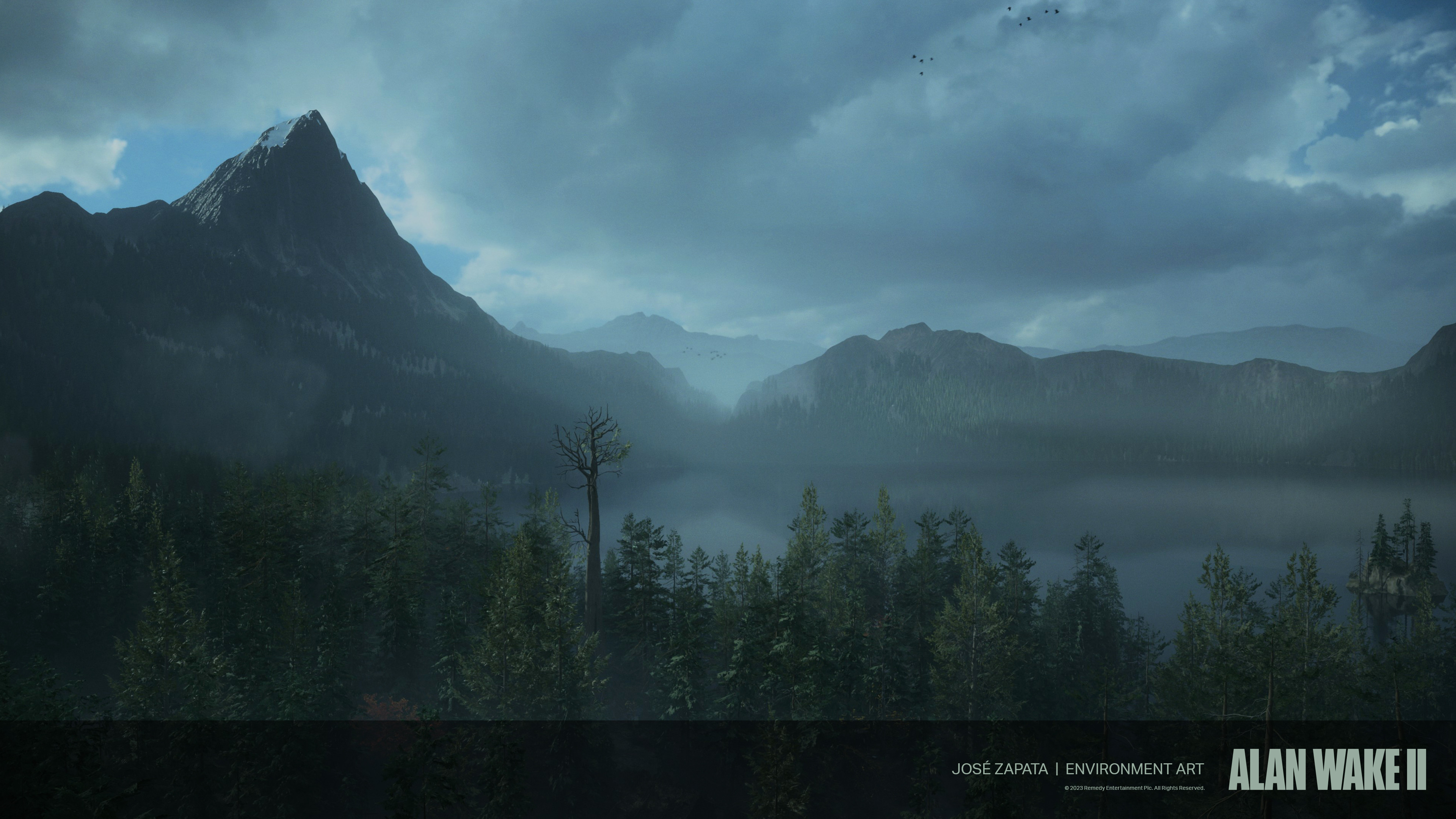 José Antonio Zapata - Alan Wake 2 - Cauldron Lake - Background Terrain