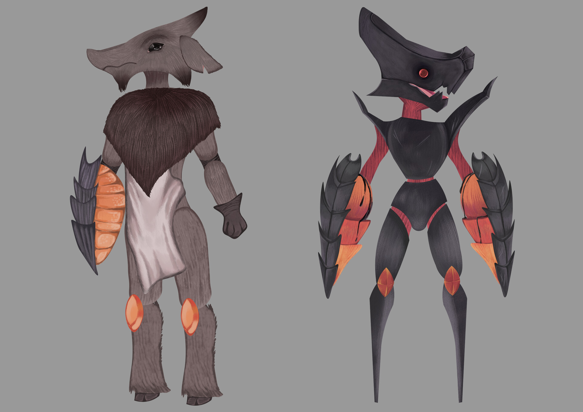 Nasrin Zerfa - 2D game NPC character design.