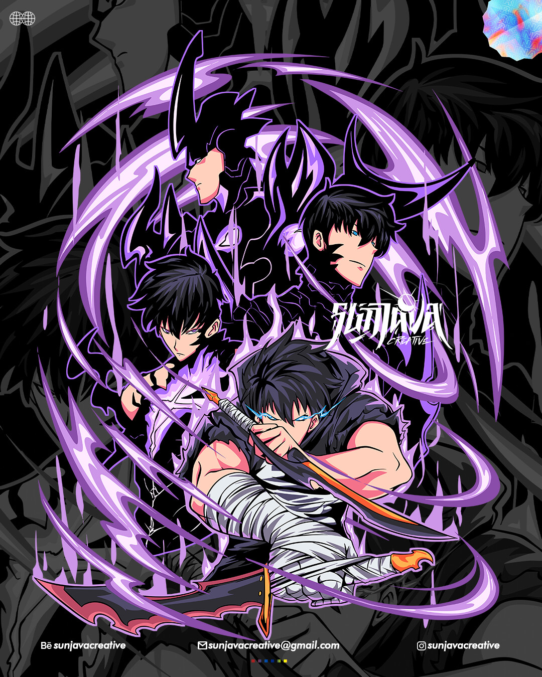 ArtStation - Sung Jinwoo - Solo Leveling ANIME CLOTHING DESIGN