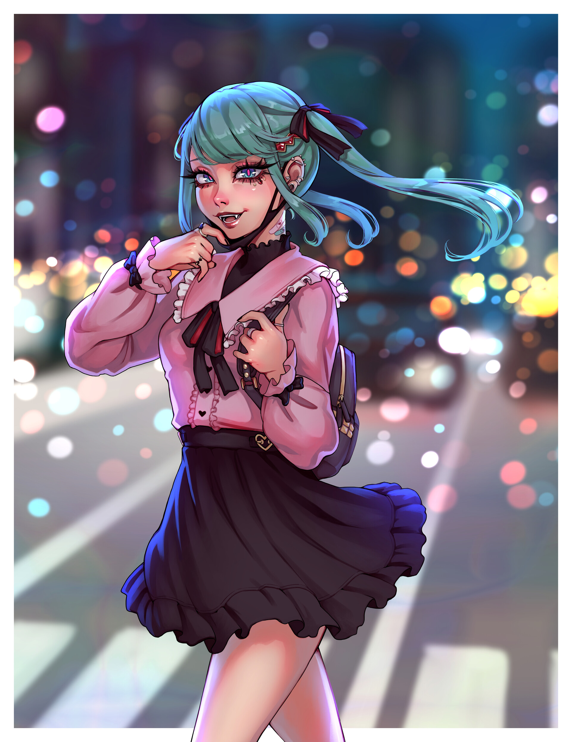 ArtStation - Hatsune Miku (DECO*27 - The Vampire)